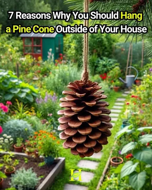 Why You Should Hang A Pine Cone Near Your Garden